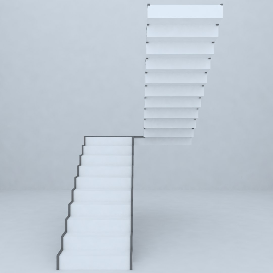 Stairs Architectural Design 3d Model