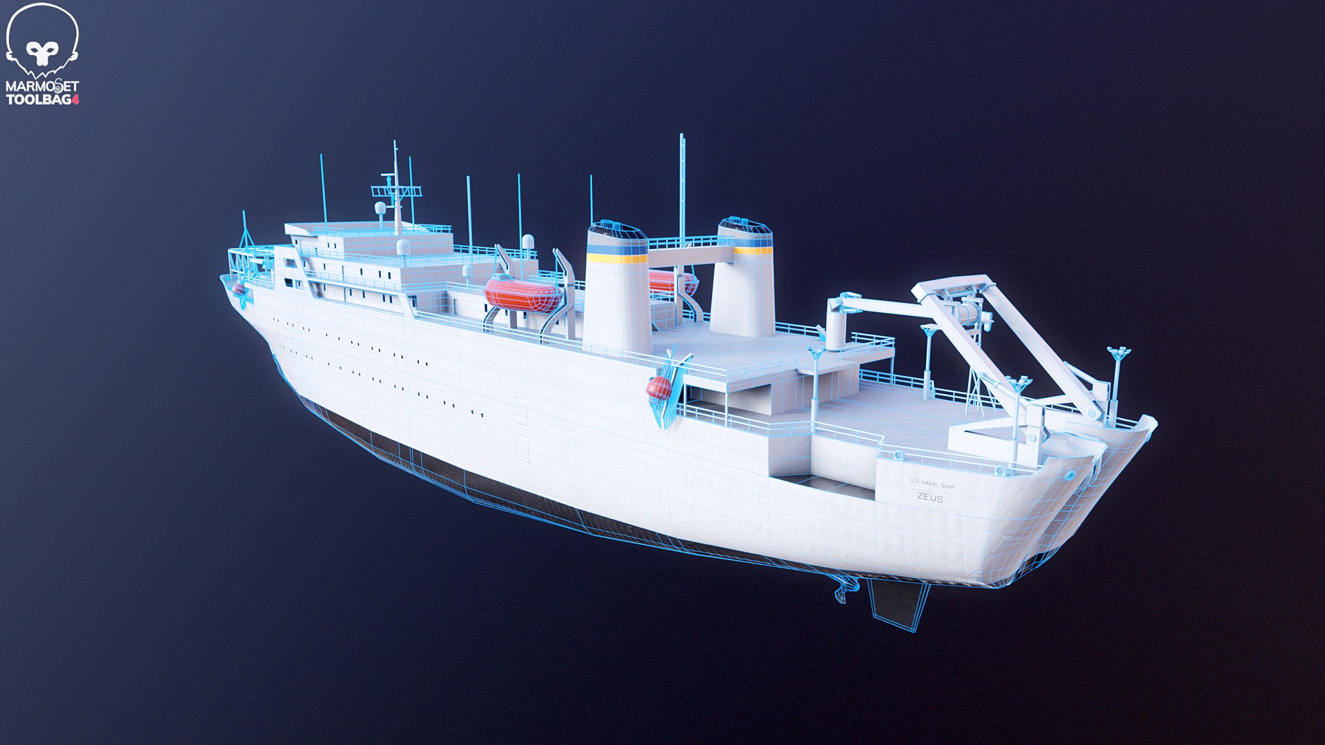 USNS Zeus 3D Model - TurboSquid 2272171