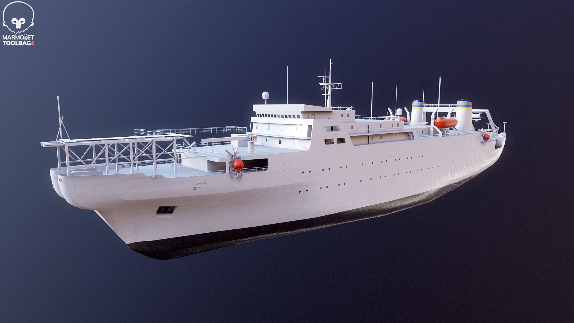 USNS Zeus 3D Model - TurboSquid 2272171