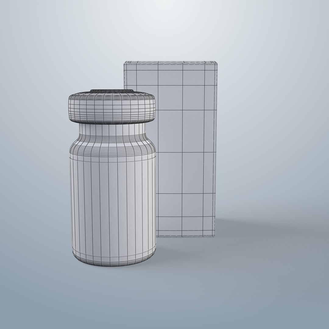 3D Injection Vial Box - TurboSquid 1151205