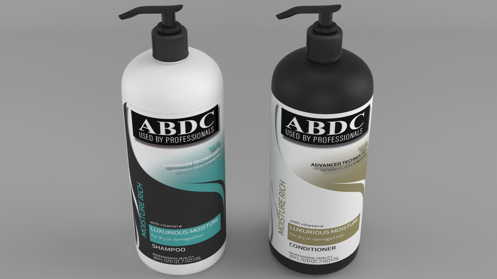3D shampoo big bottle - TurboSquid 1485136