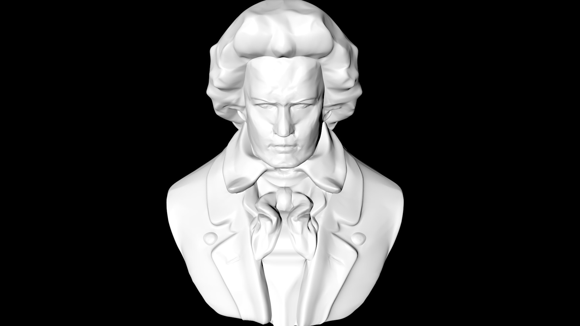 3D Beethoven Statue - TurboSquid 1690090