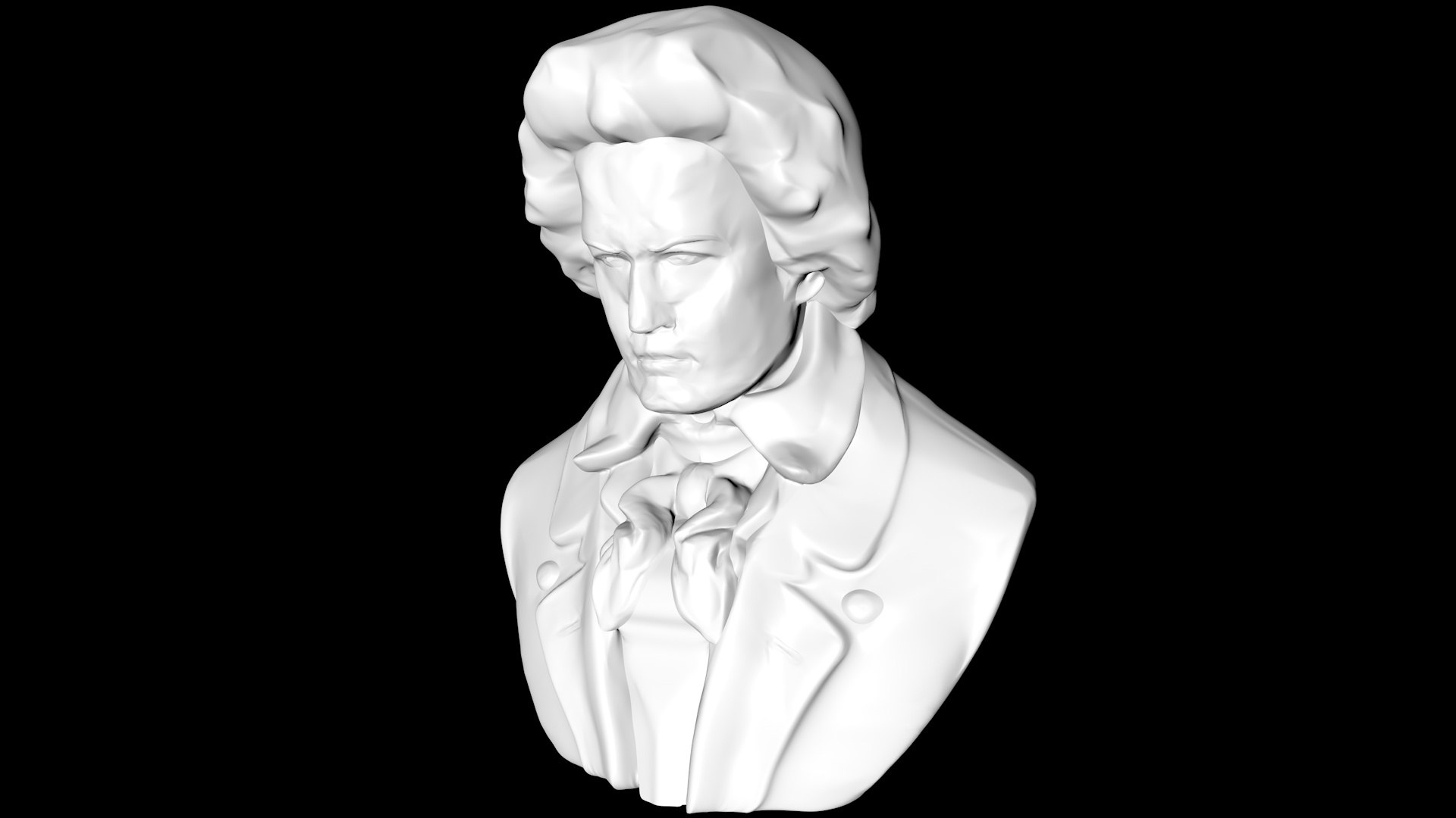 3D Beethoven Statue - TurboSquid 1690090