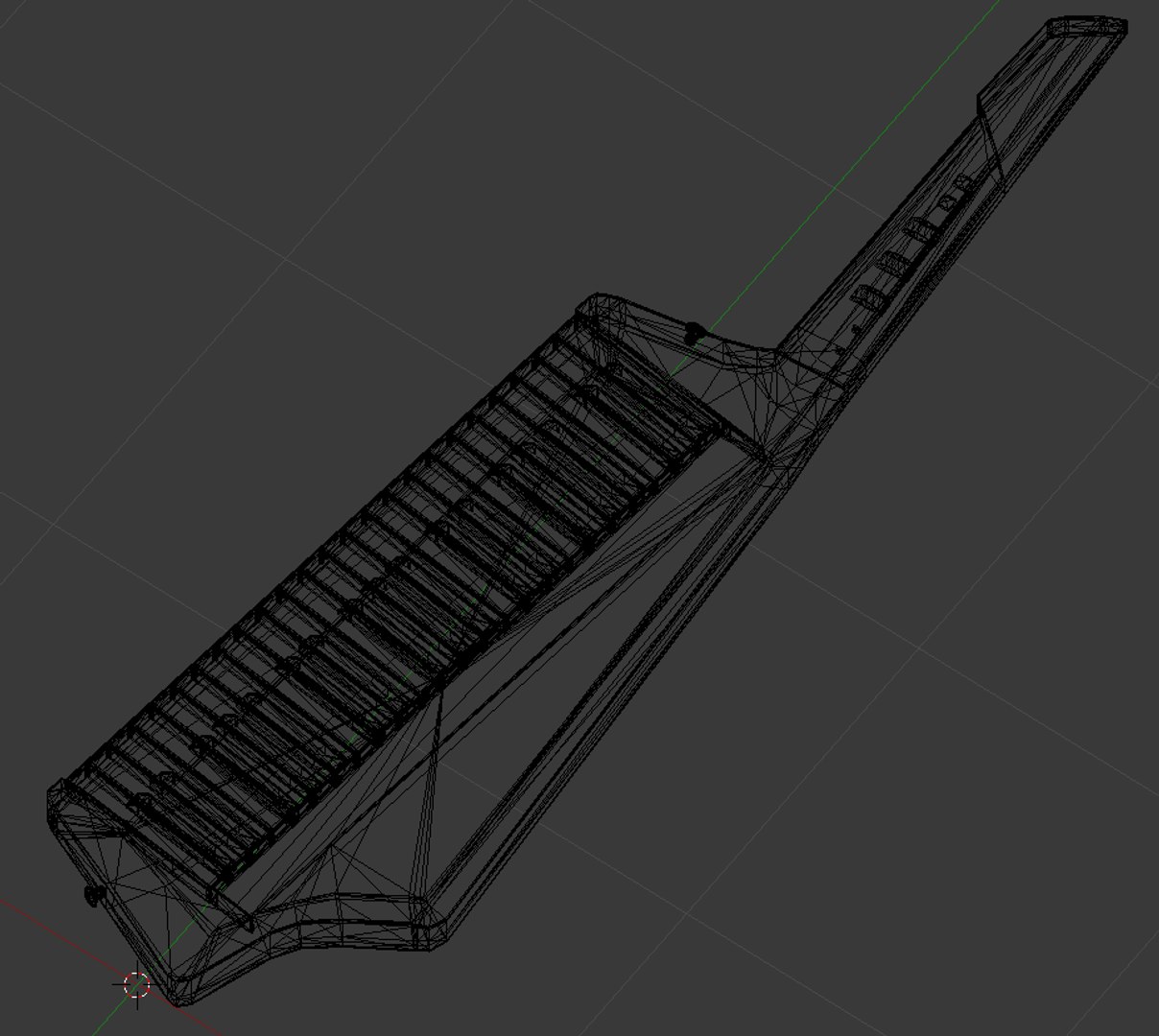 Korg Keytar Rk-100 White 3D Model - TurboSquid 1294601