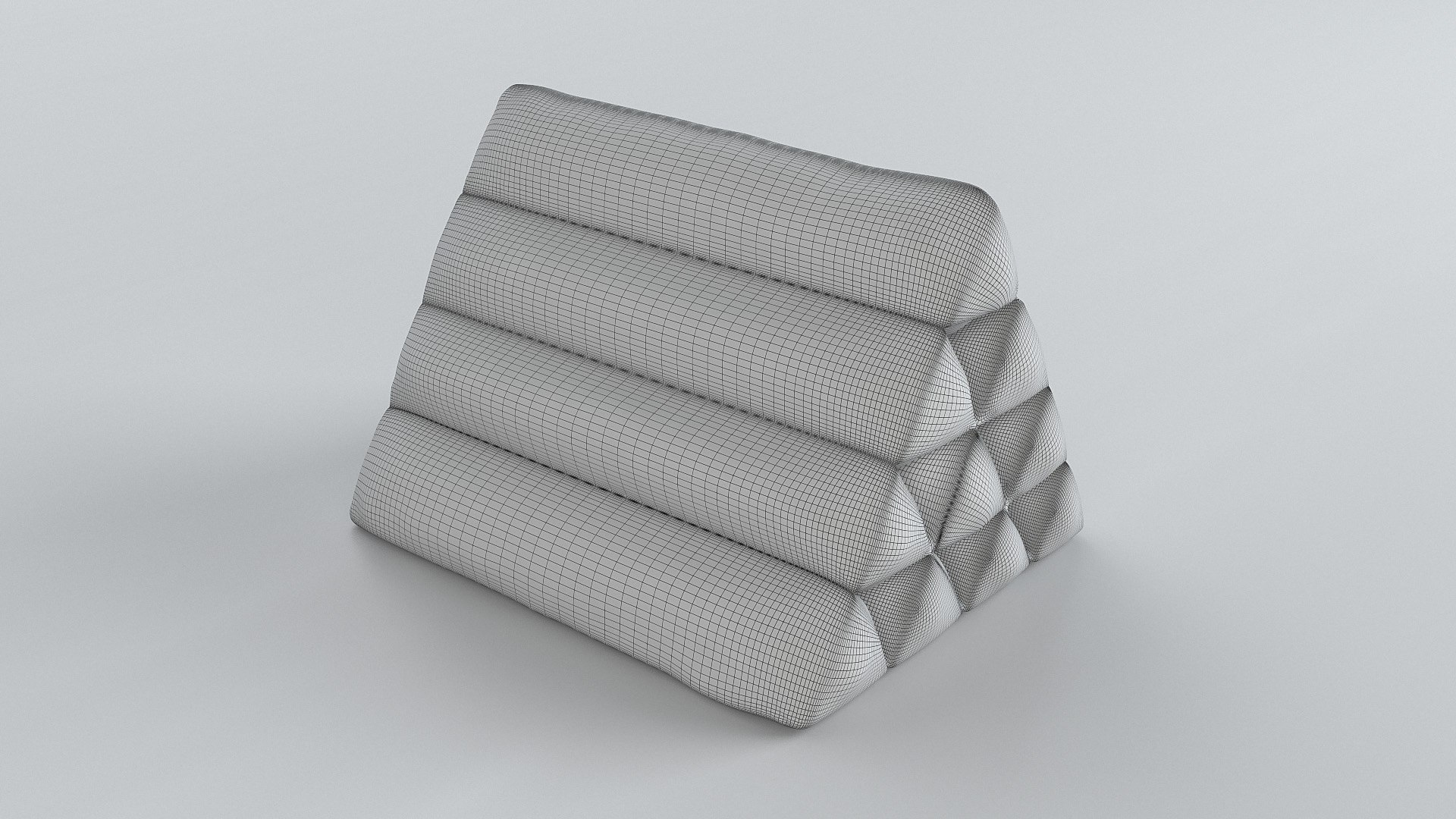 3D Thai Mattress Triangle Cushion Model - TurboSquid 1415501