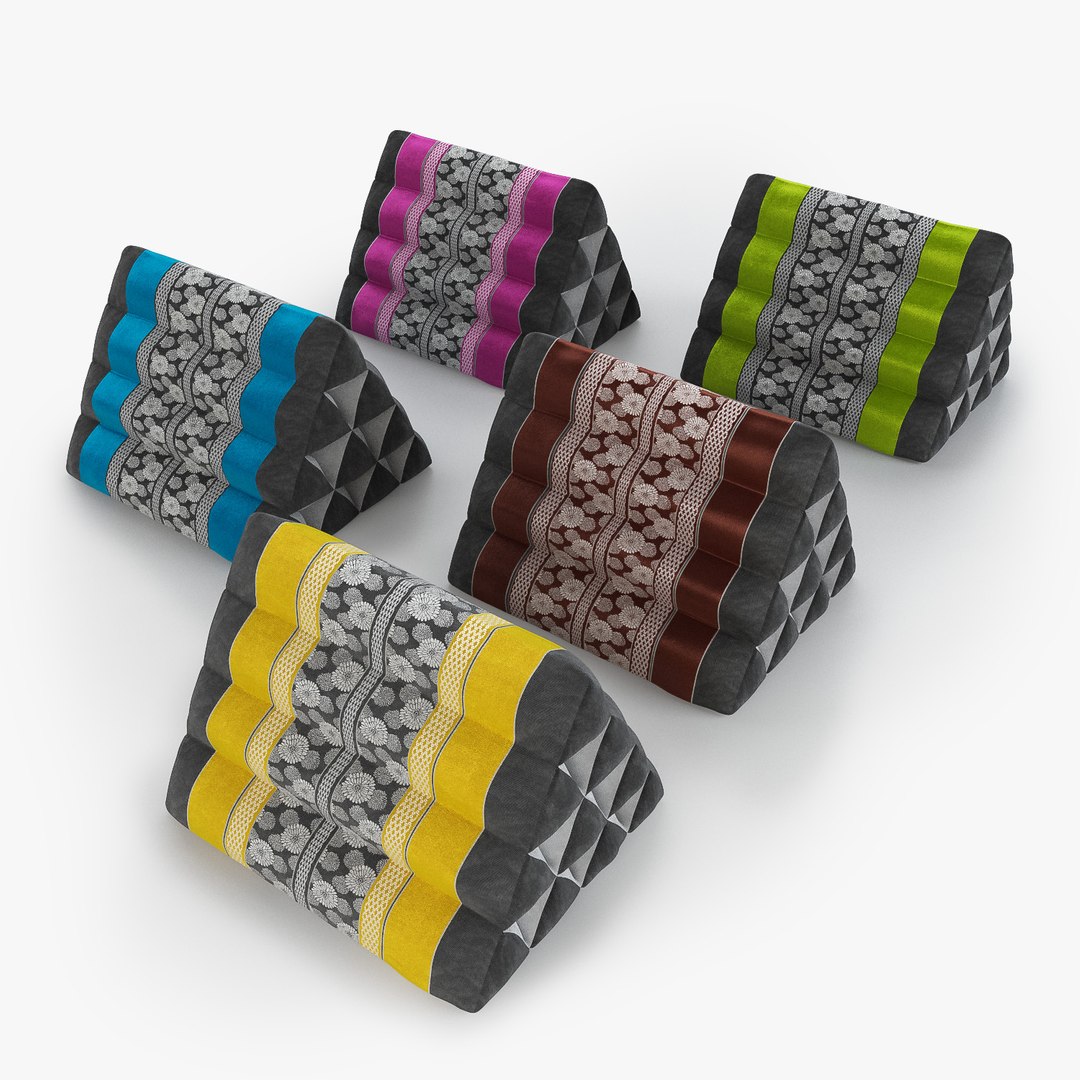 3D Thai Mattress Triangle Cushion Model - TurboSquid 1415501