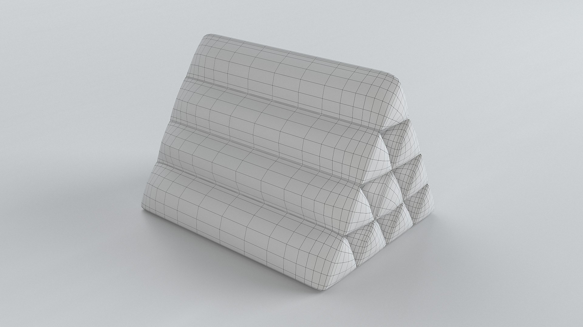 3D Thai Mattress Triangle Cushion Model - TurboSquid 1415501