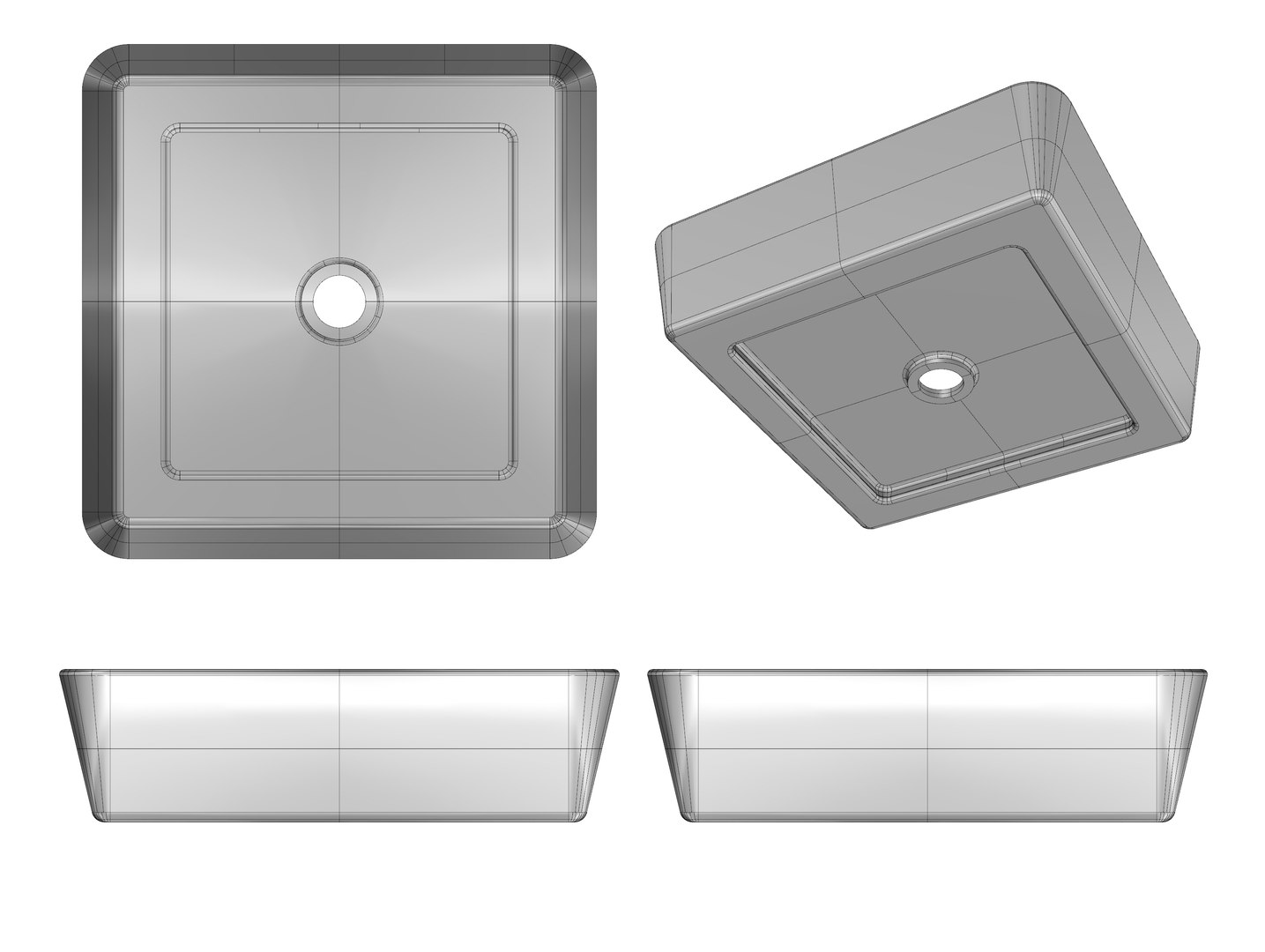 3D Model Basin - TurboSquid 1496104