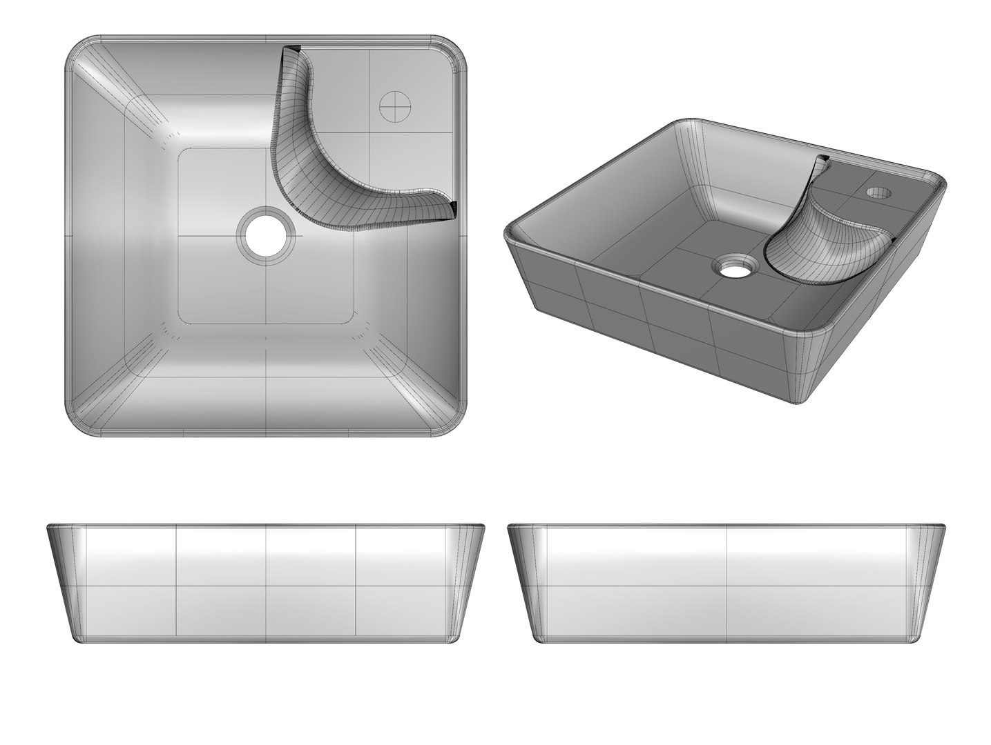 3D Model Basin - TurboSquid 1496104