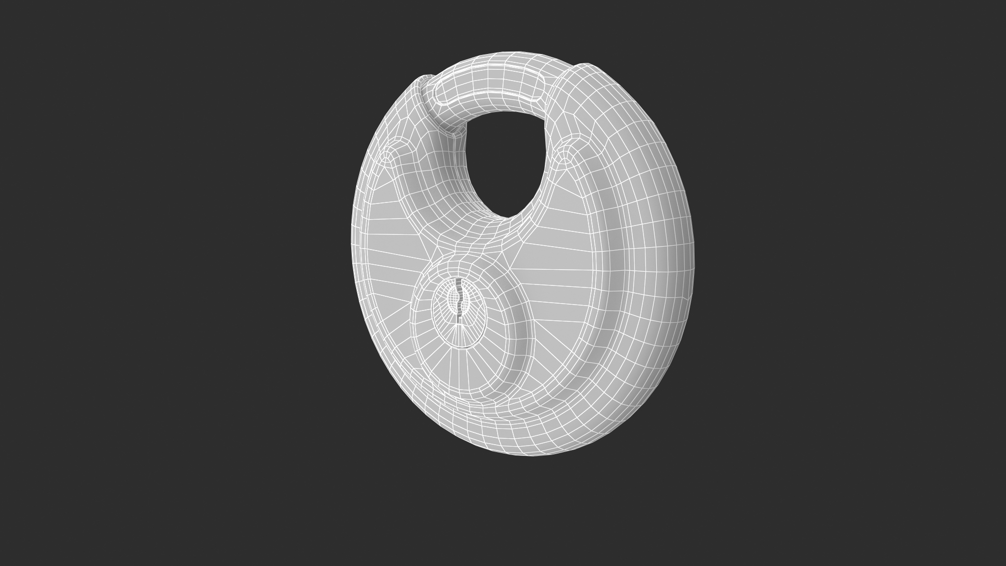 Steel Round Padlock 3D Model 3D model - TurboSquid 1921856