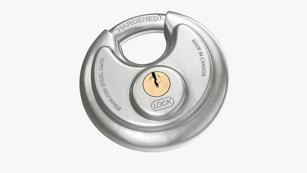Steel Round Padlock 3D Model 3D model - TurboSquid 1921856