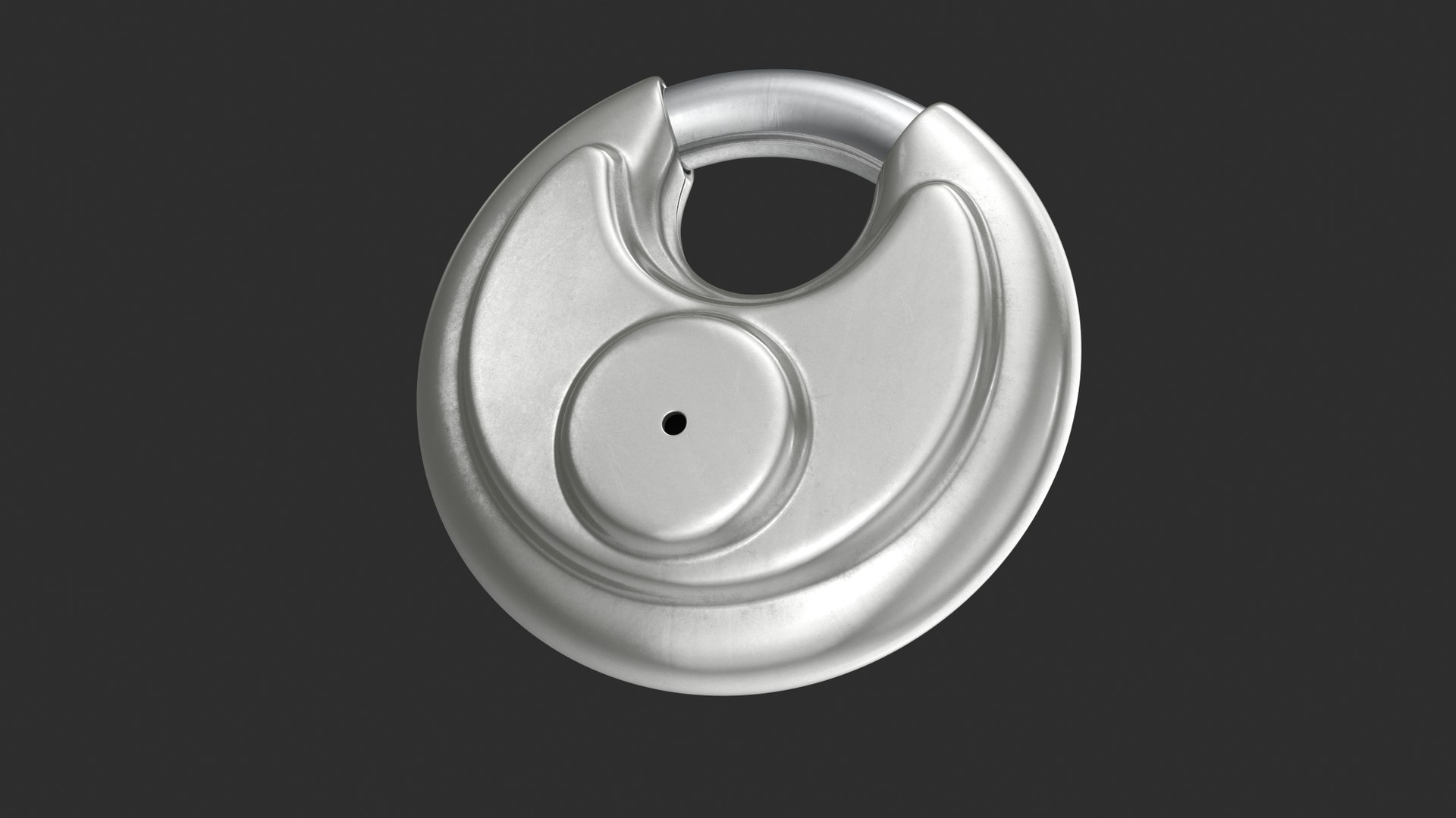 Steel Round Padlock 3D Model 3D Model - TurboSquid 1921856