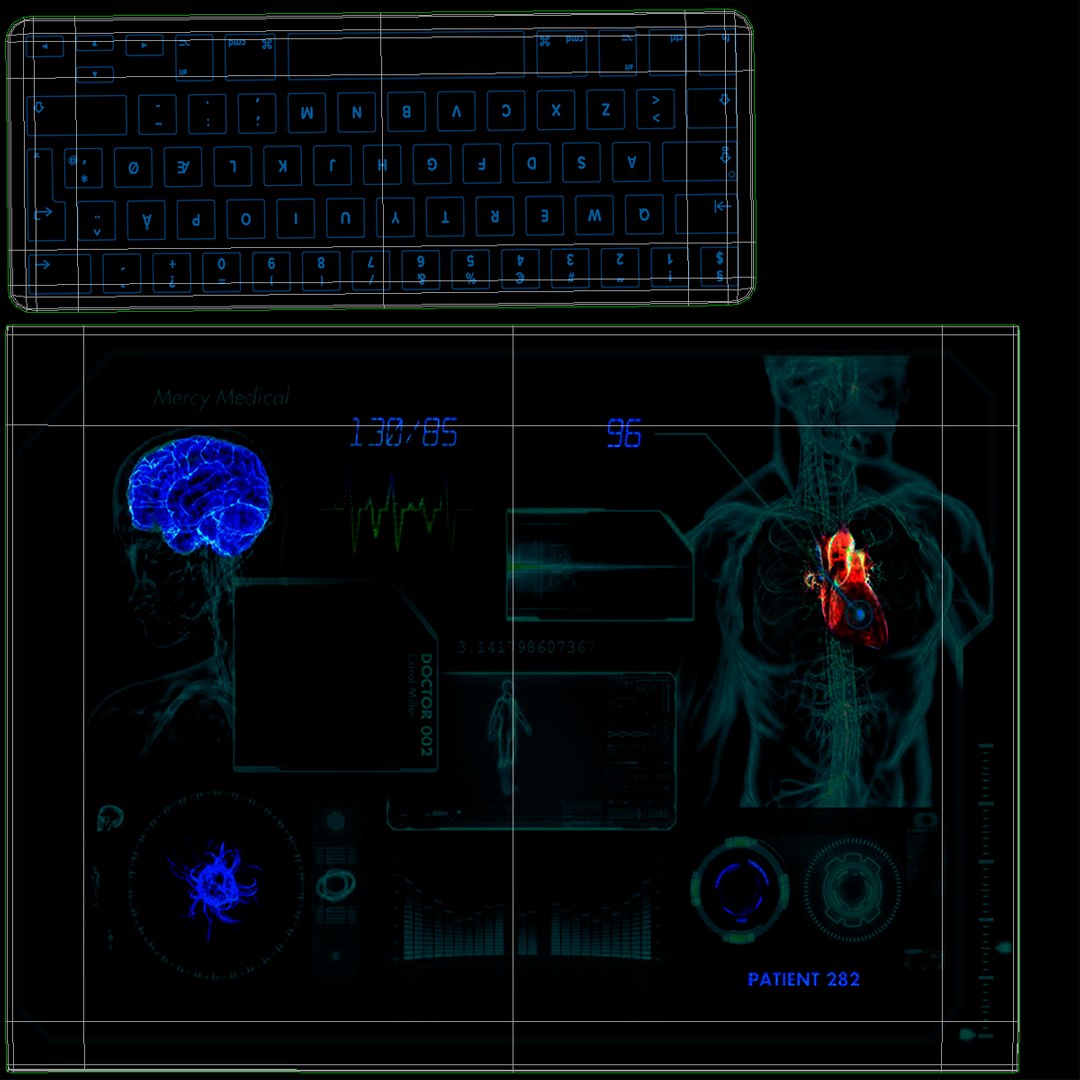 3D sci-fi hologram - TurboSquid 1264412