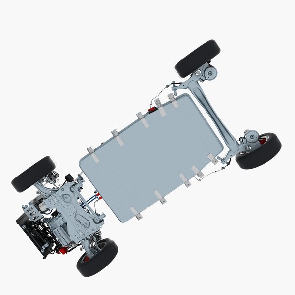 Electric car chassis 3D model - TurboSquid 1628171