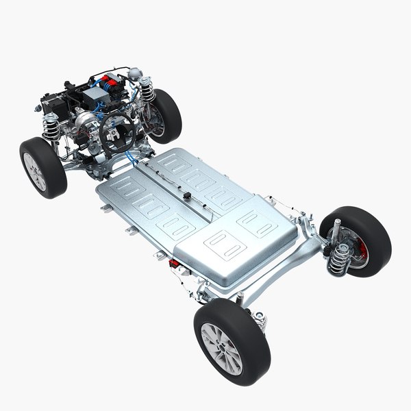 Electric car chassis 3D model - TurboSquid 1628171