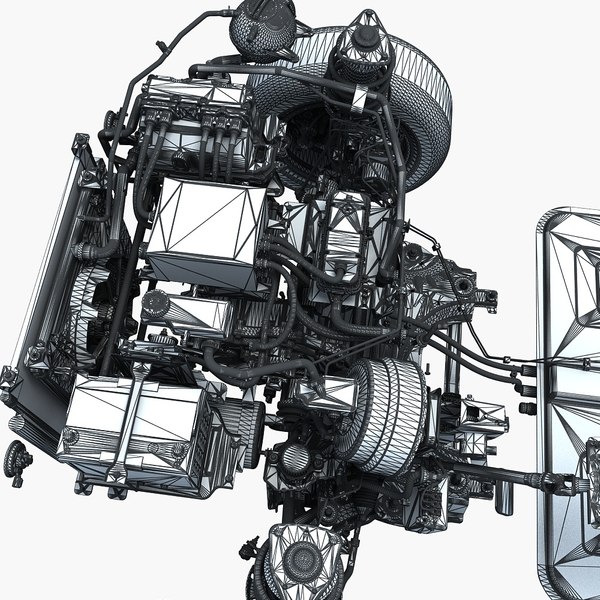 Electric car chassis 3D model - TurboSquid 1628171
