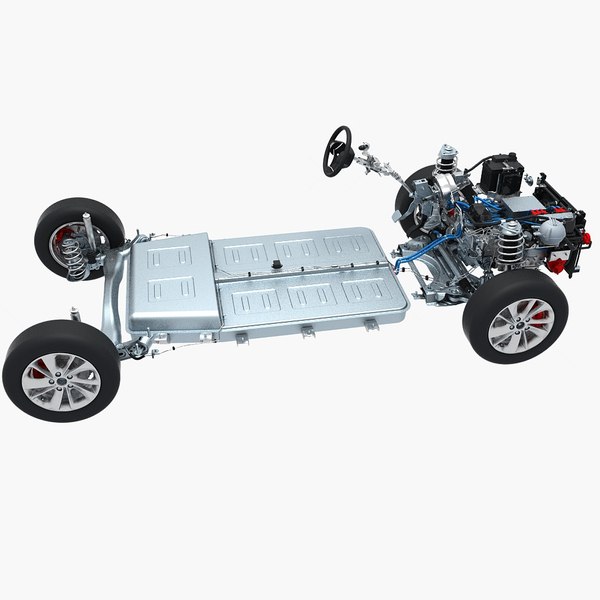 Electric car chassis 3D model - TurboSquid 1628171
