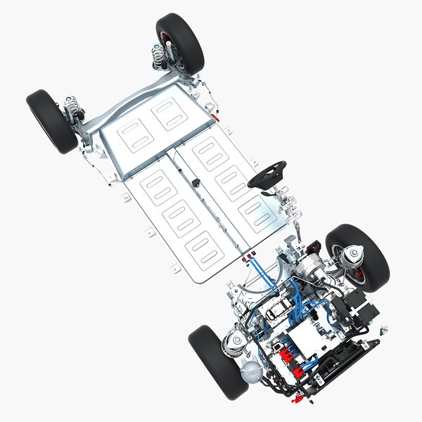 Electric car chassis 3D model - TurboSquid 1628171