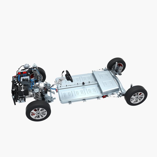 Electric car chassis 3D model - TurboSquid 1628171