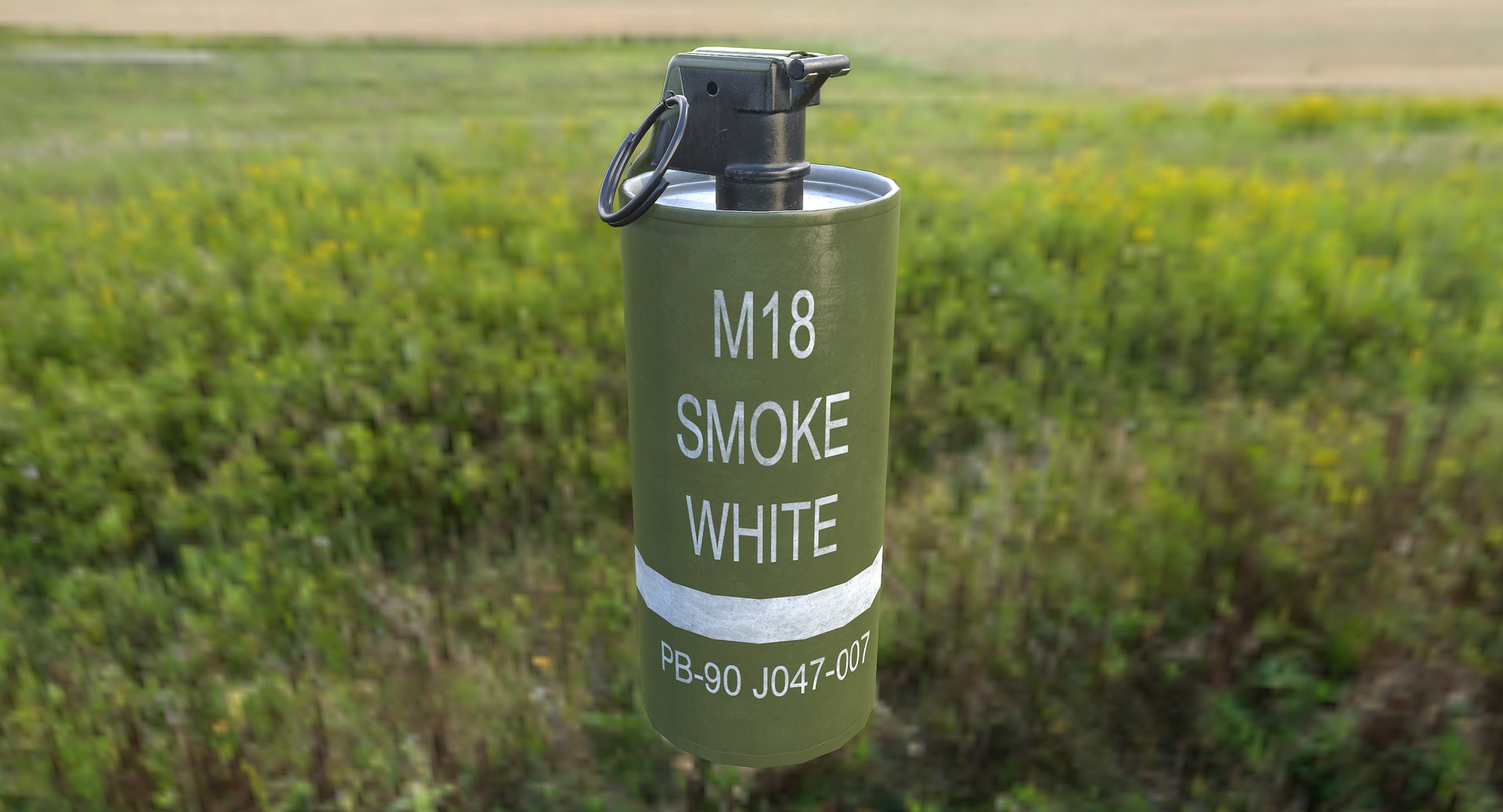 M18 Smoke Grenade - 3d Model