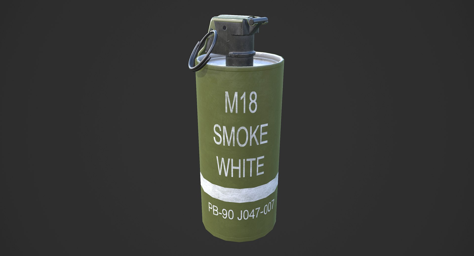 M18 Smoke Grenade - 3d Model