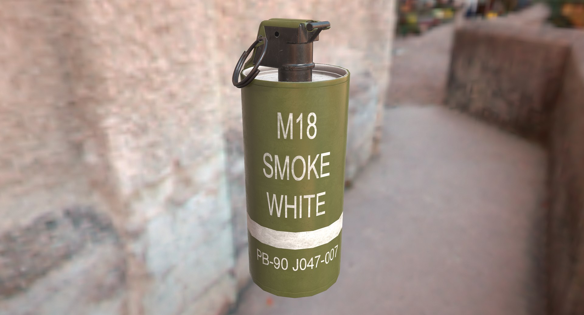 M18 Smoke Grenade - 3d Model