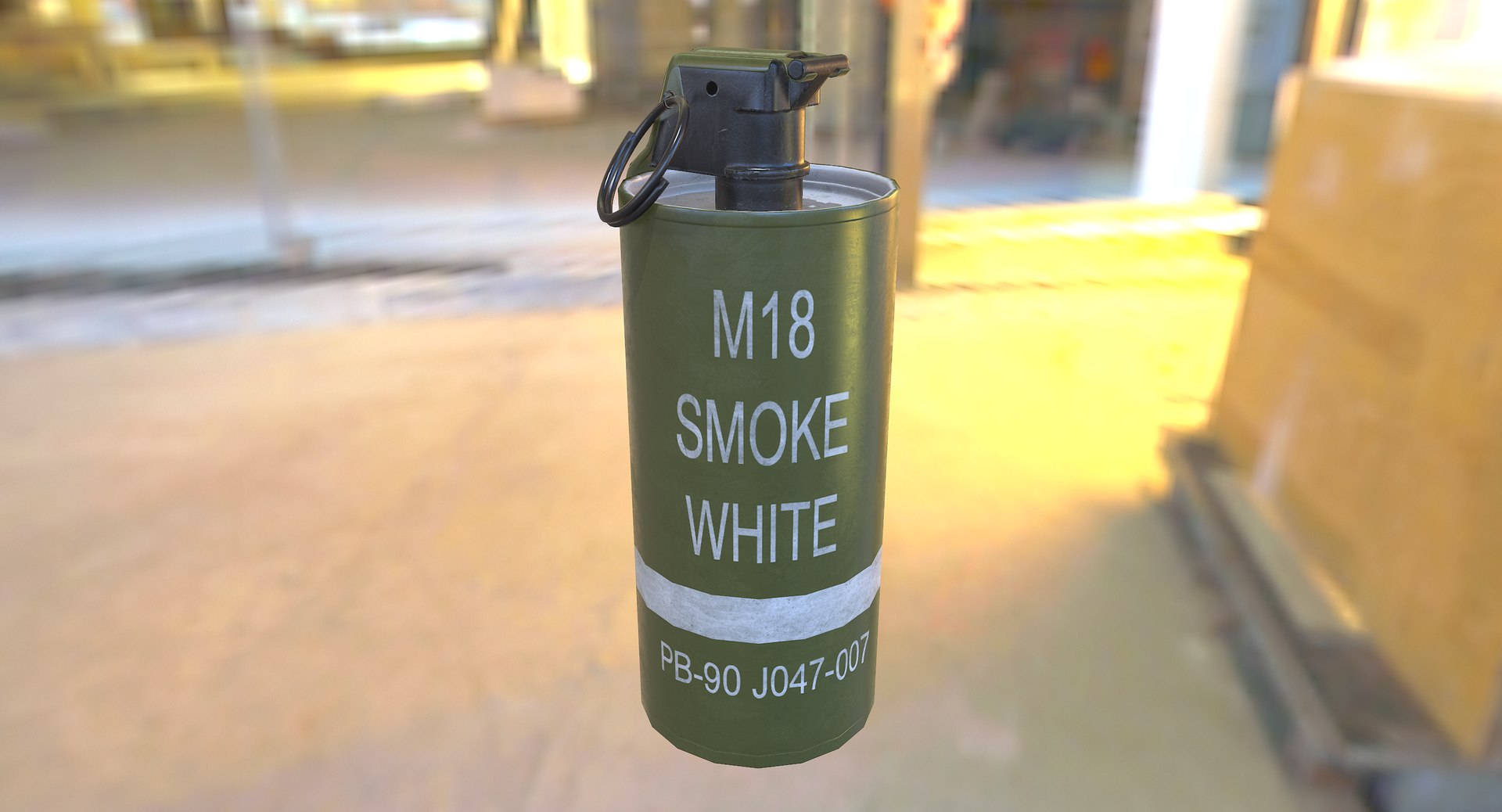 M18 Smoke Grenade - 3d Model