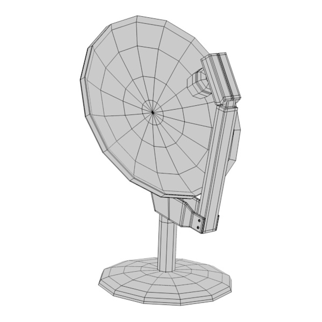 3d model antenna
