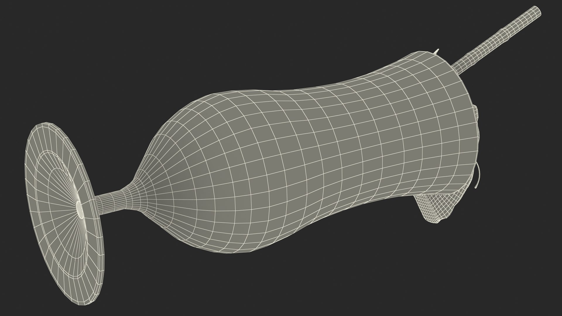 3D Pina Colada Cocktail with Straw - TurboSquid 2127811