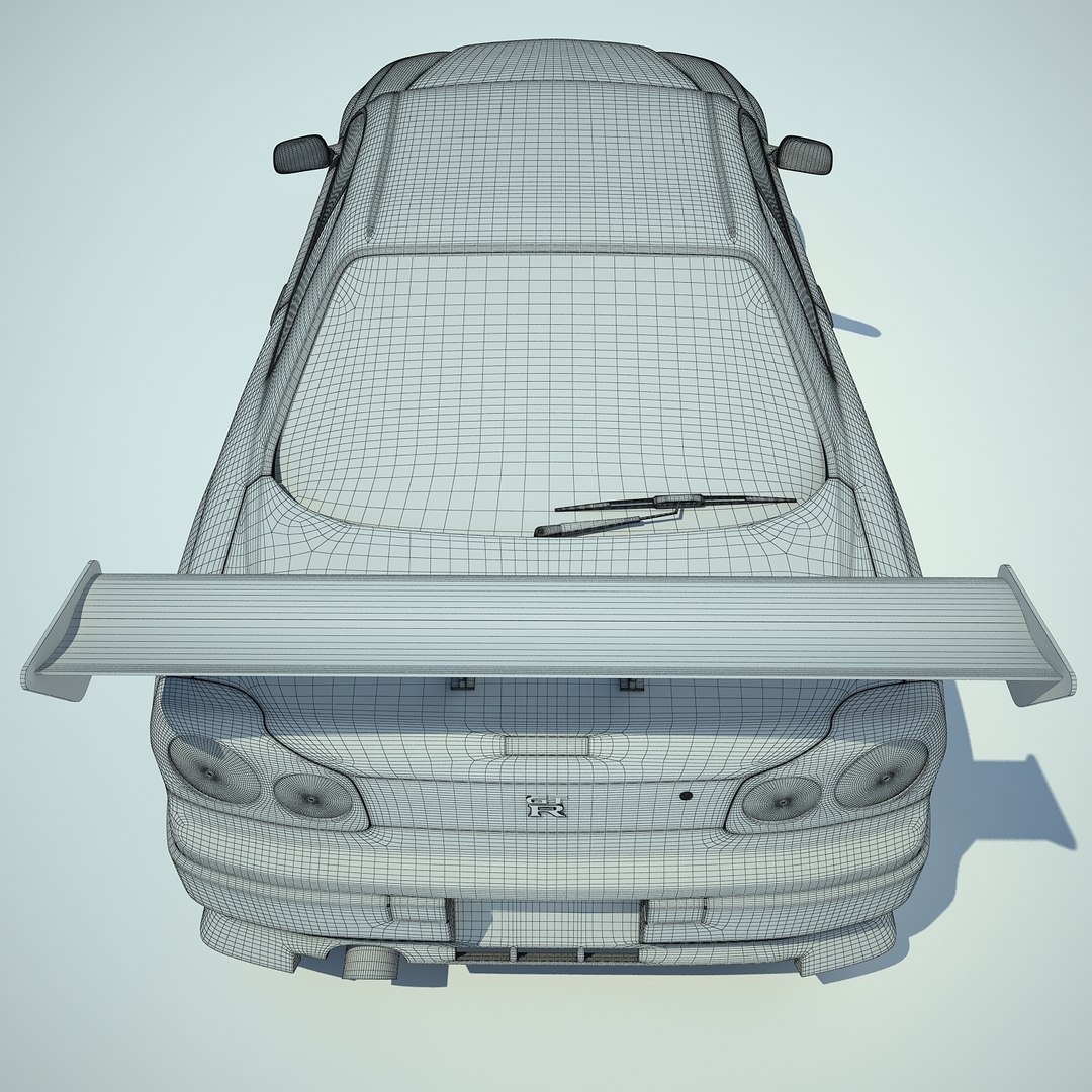 nissan skyline 3d model