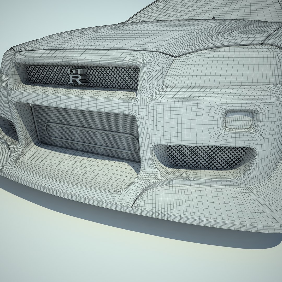 nissan skyline 3d model