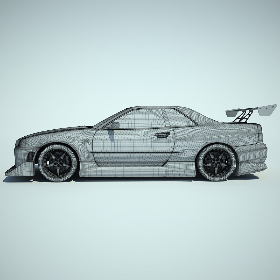 nissan skyline 3d model