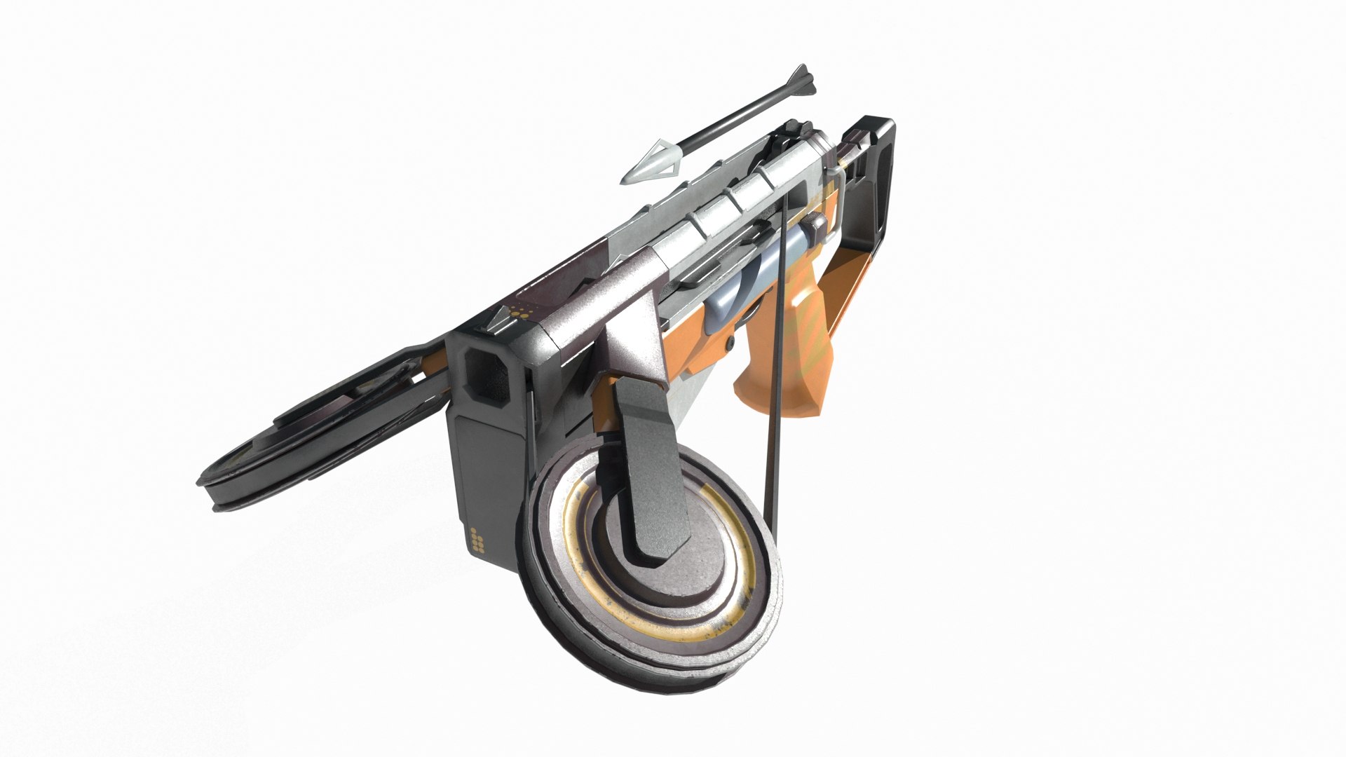 3D Future Sci-fi Weapons Crossbows Arrows Model - TurboSquid 2199350