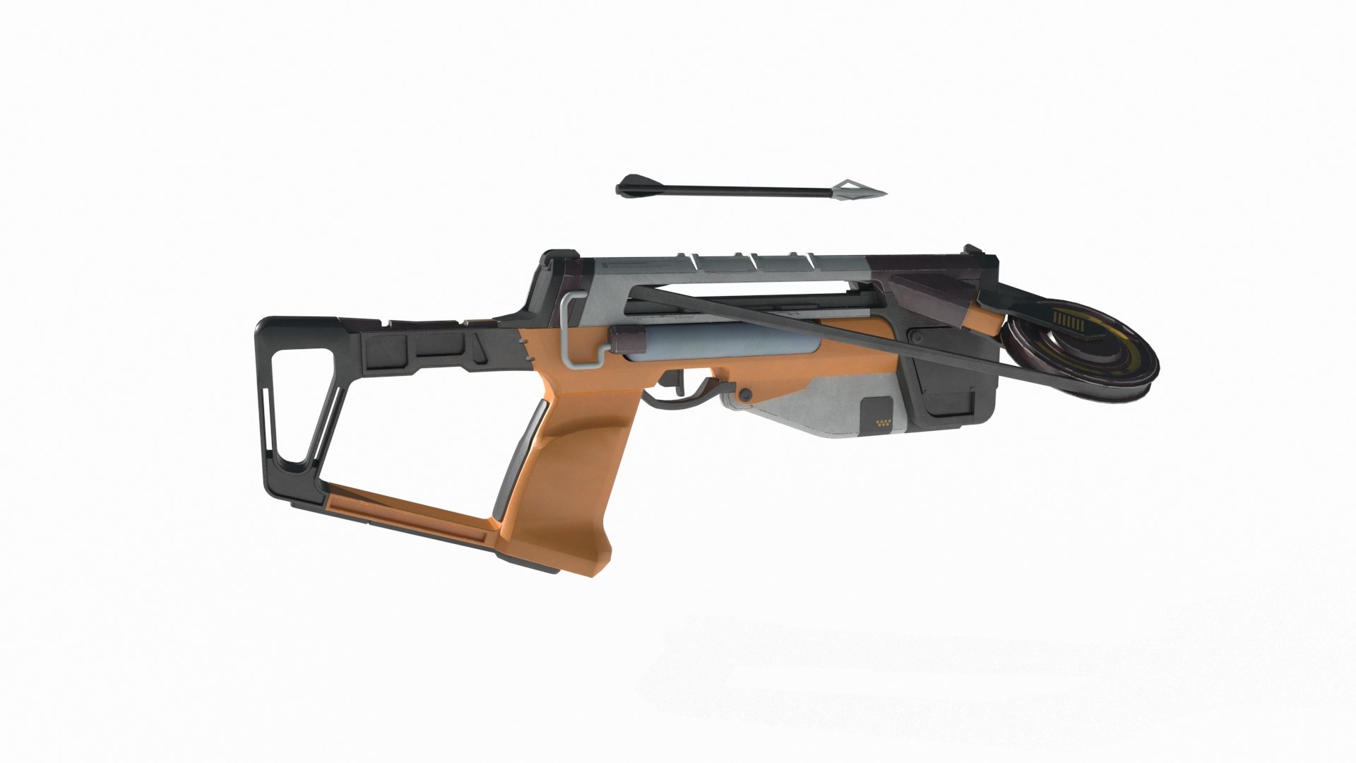 3D Future Sci-fi Weapons Crossbows Arrows Model - TurboSquid 2199350