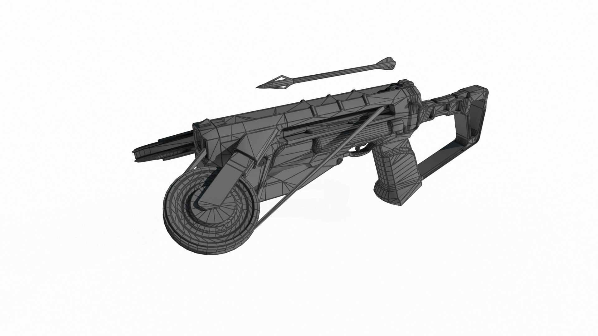 3D Future Sci-fi Weapons Crossbows Arrows Model - TurboSquid 2199350