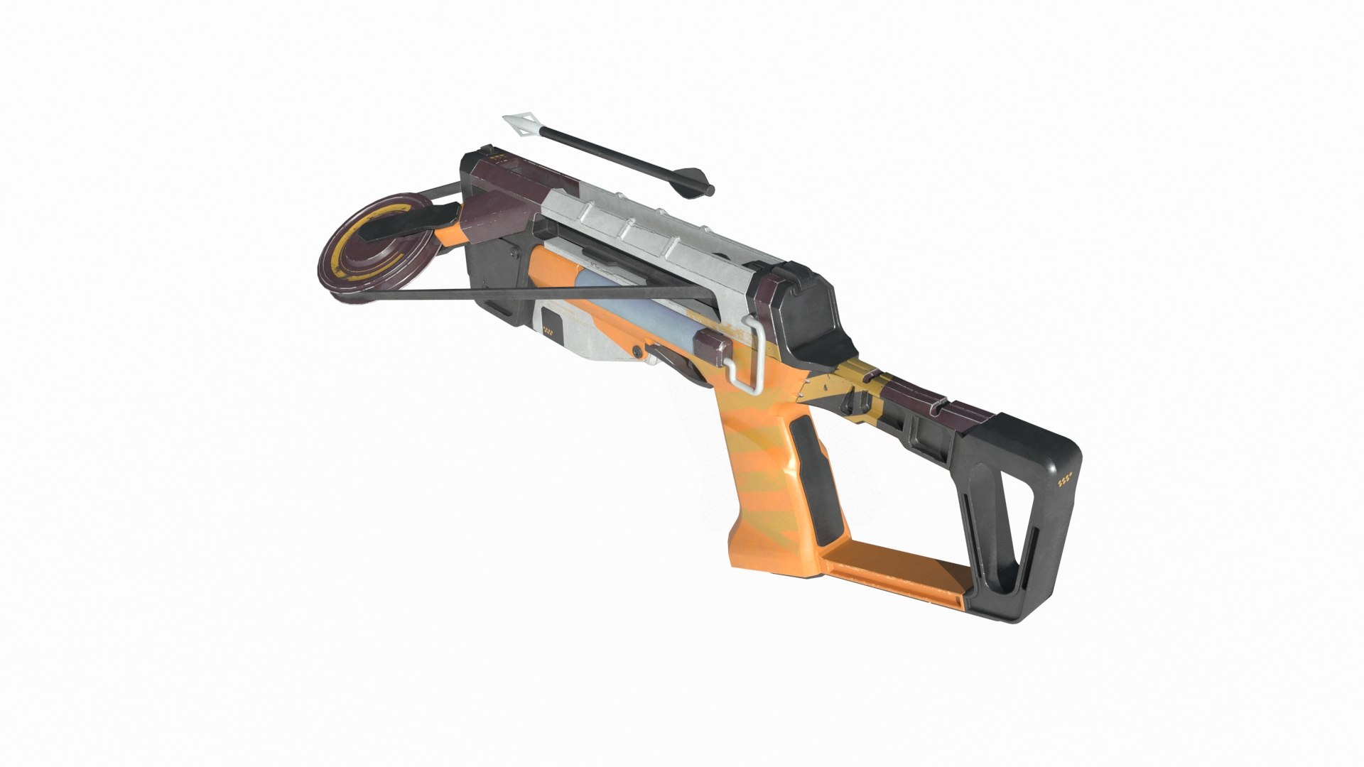 3D Future Sci-fi Weapons Crossbows Arrows Model - TurboSquid 2199350