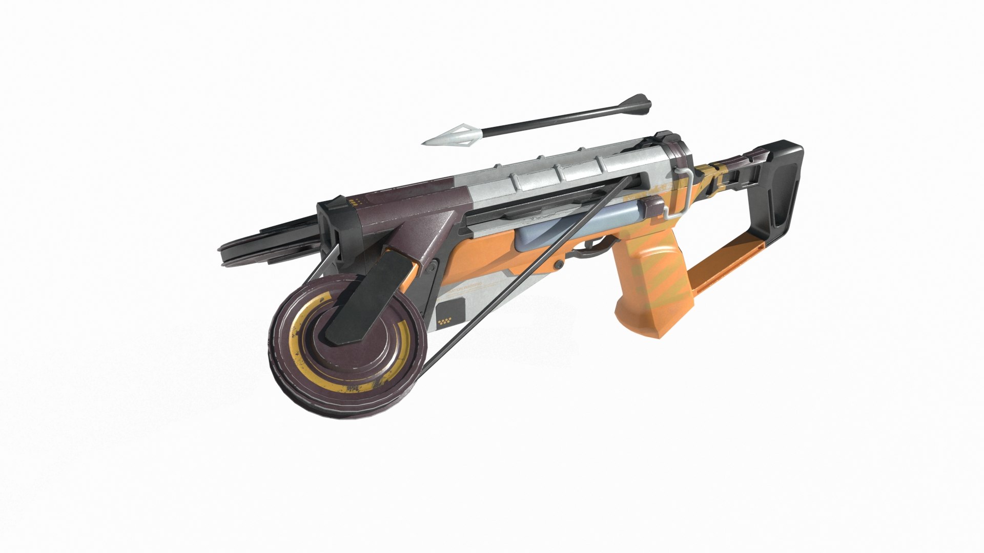 3D Future Sci-fi Weapons Crossbows Arrows Model - TurboSquid 2199350