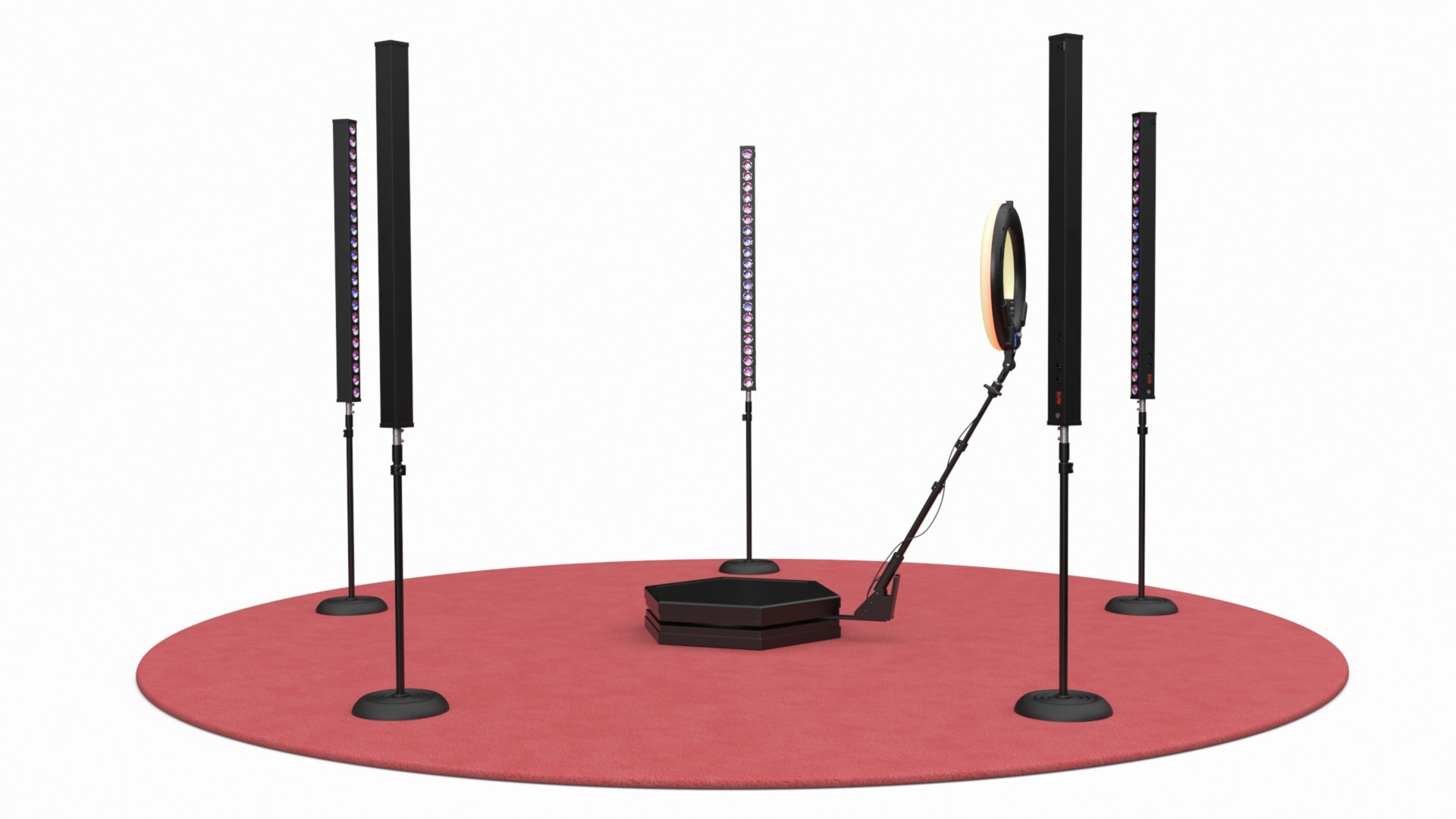 360 Degree Photo Booth Setup Model - TurboSquid 2332336