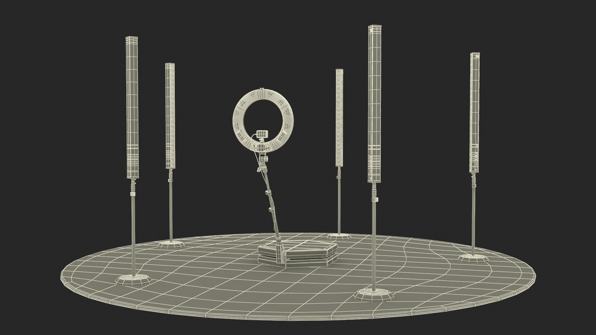 360 Degree Photo Booth Setup Model - TurboSquid 2332336