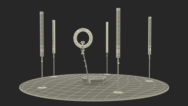 modelo 3d Configuración de fotomatón de 360 grados - TurboSquid 2332336