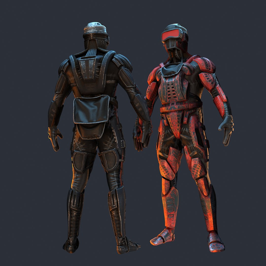 3D Future Ninja - TurboSquid 1330842