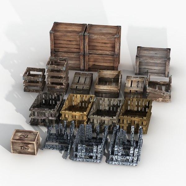 maya crates warehouse