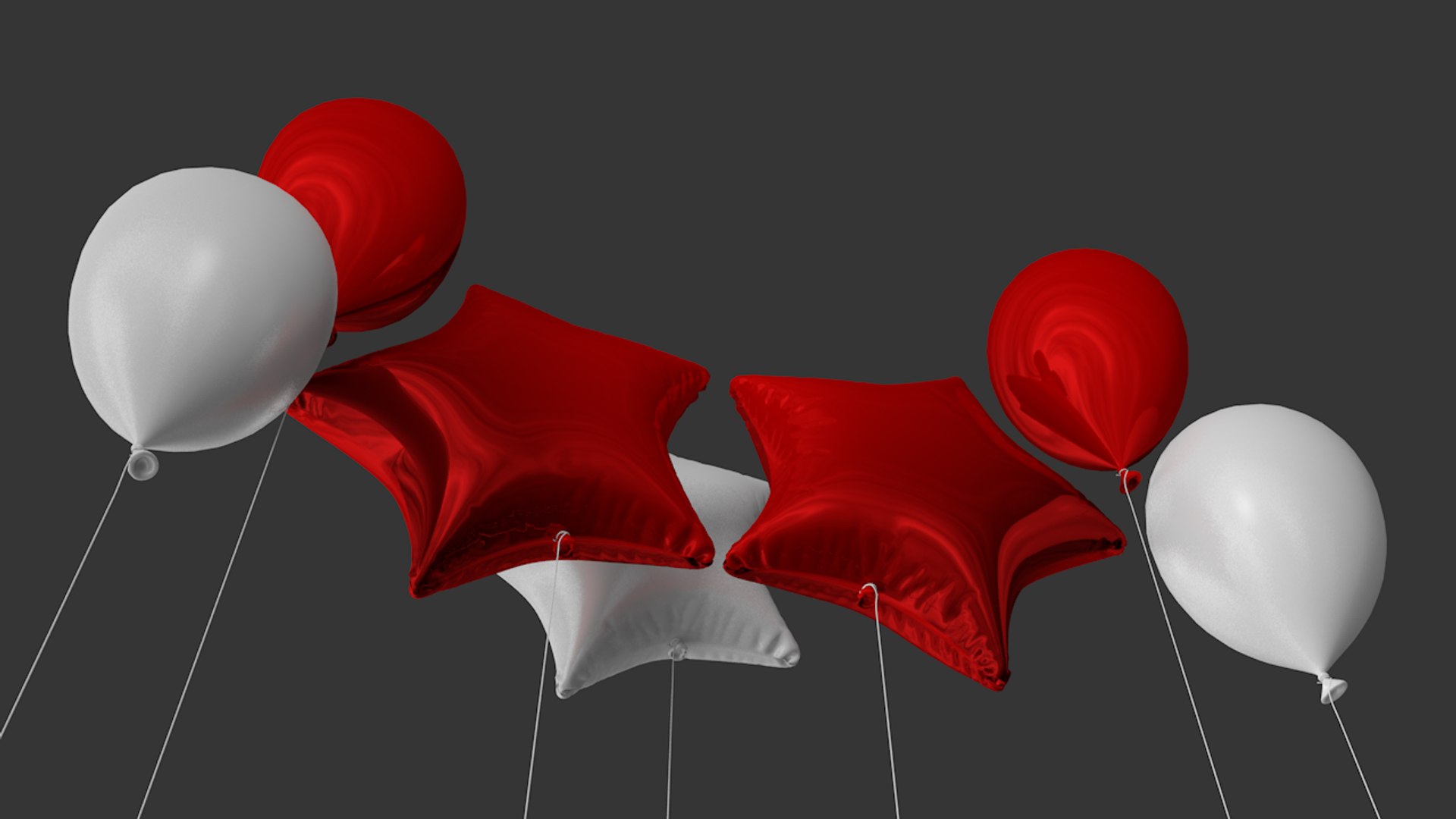 3D Model Balloon Celebration - TurboSquid 1433064