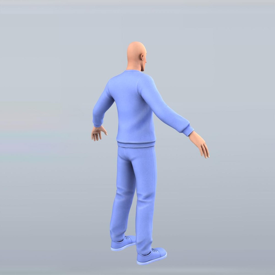 Stylized Simple Character Rigging 3D Model - TurboSquid 1628226