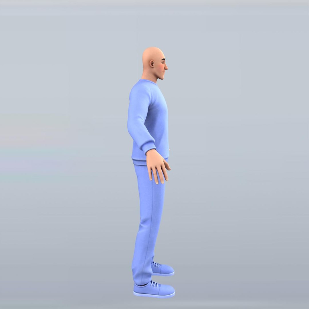 Stylized Simple Character Rigging 3D Model - TurboSquid 1628226