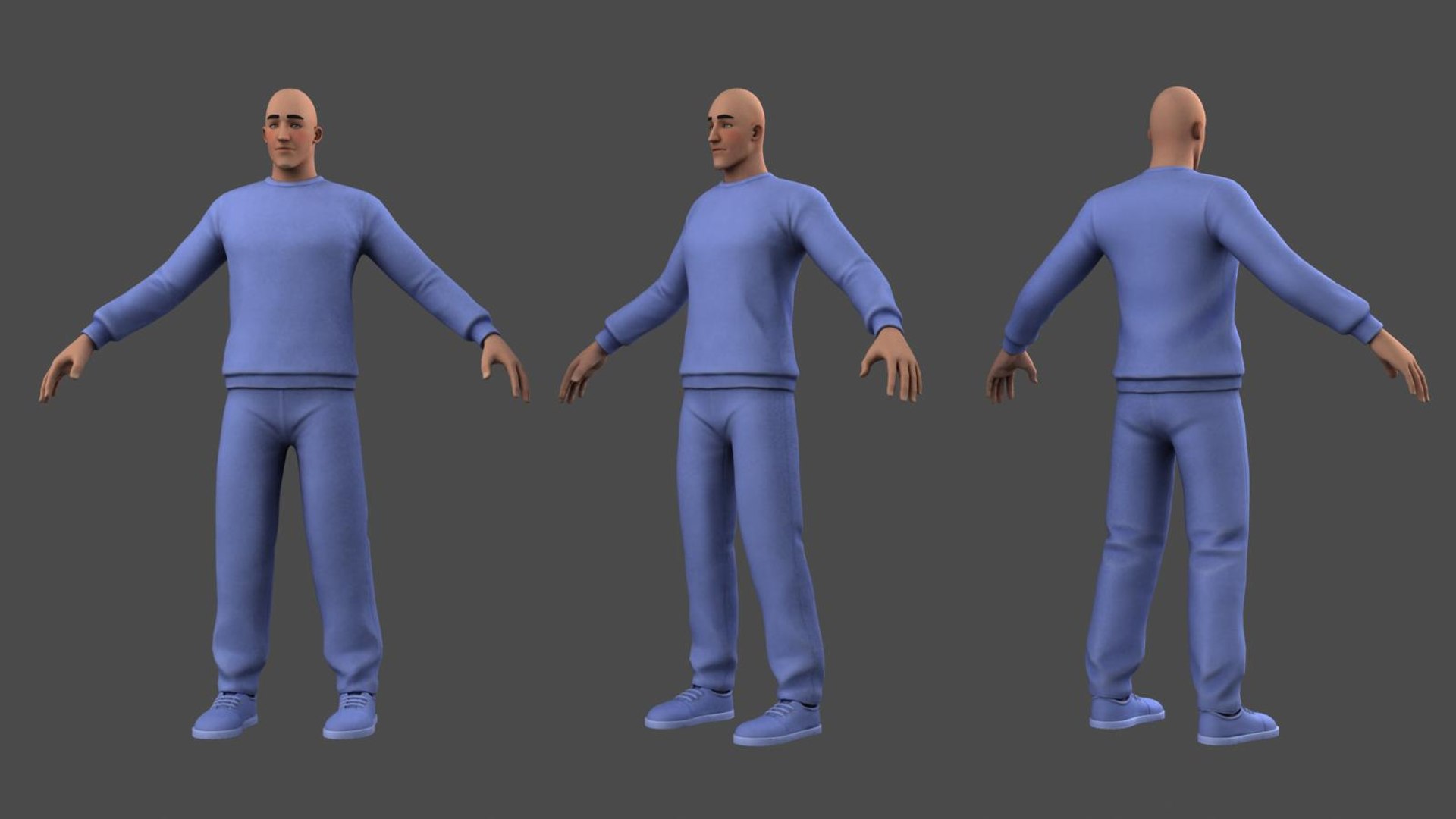 Stylized Simple Character Rigging 3D Model - TurboSquid 1628226