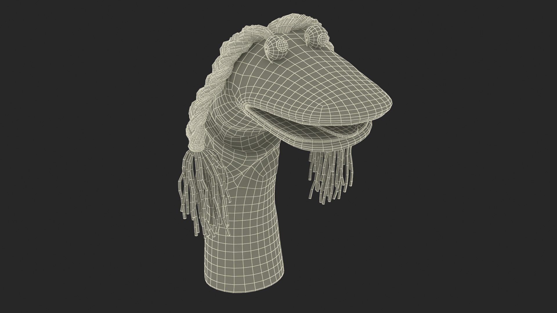 Sock Puppet Character Pink Girl Smiling Pose 3D Model - TurboSquid 2270263