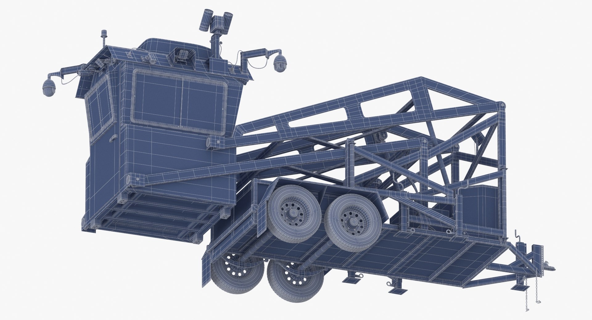 3D Mobile Police Tower - TurboSquid 1864468