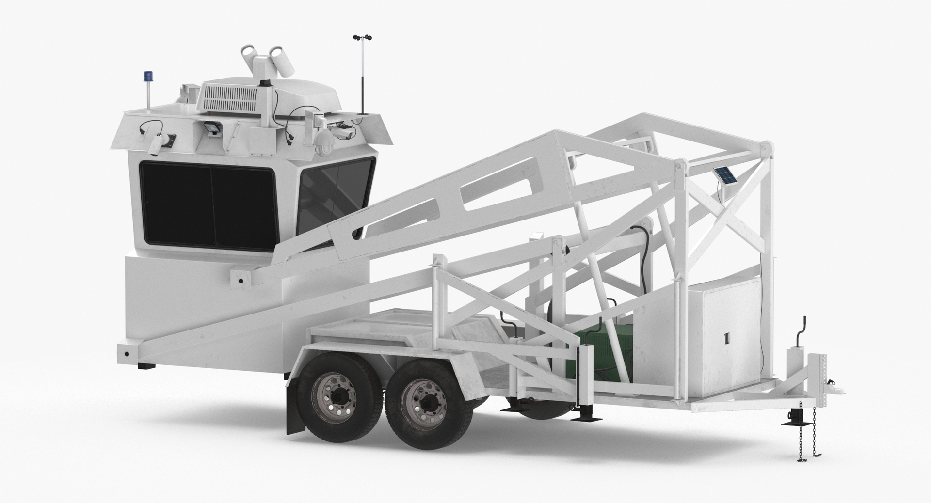 3D Mobile Police Tower - TurboSquid 1864468