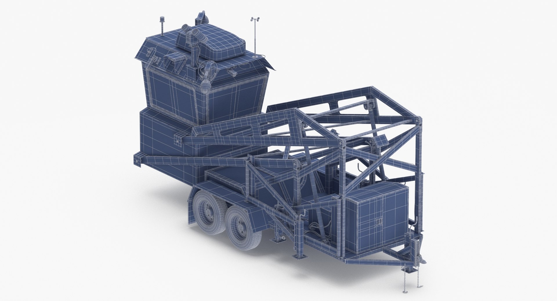 3D Mobile Police Tower - TurboSquid 1864468